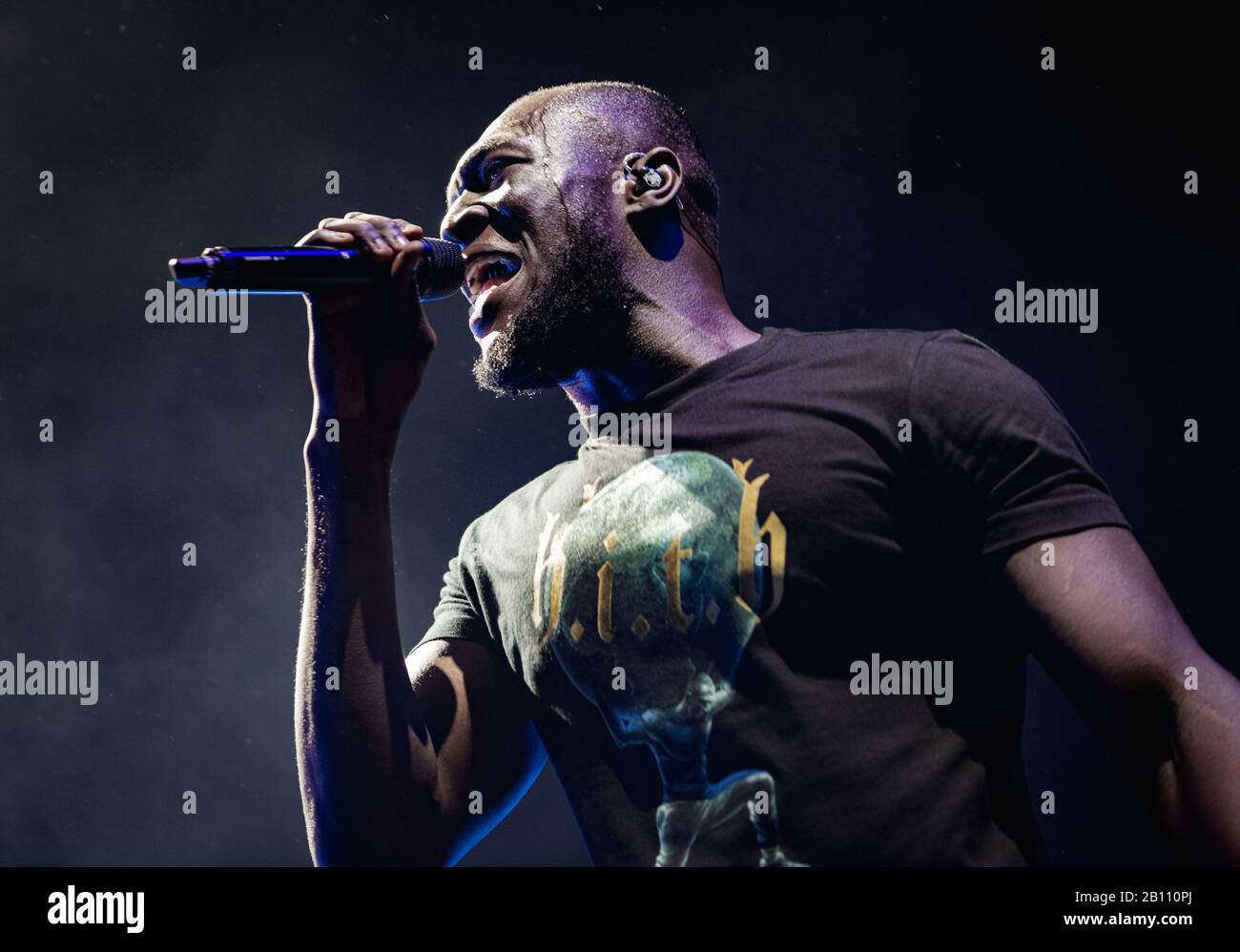 Copenhagen, Denmark. 21st Feb, 2020. The English rapper Stormzy ...