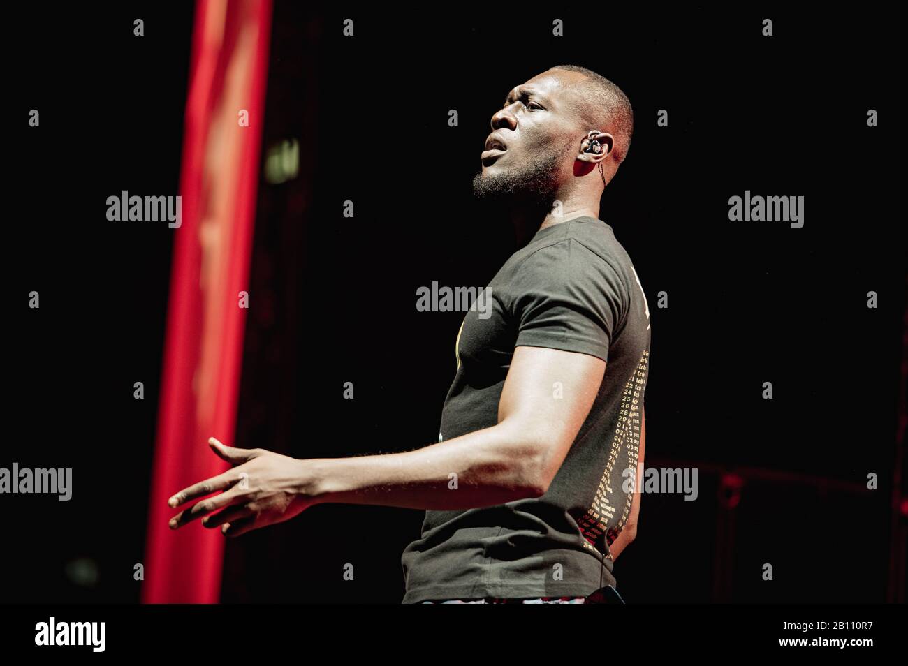 Copenhagen, Denmark. 21st Feb, 2020. The English rapper Stormzy ...