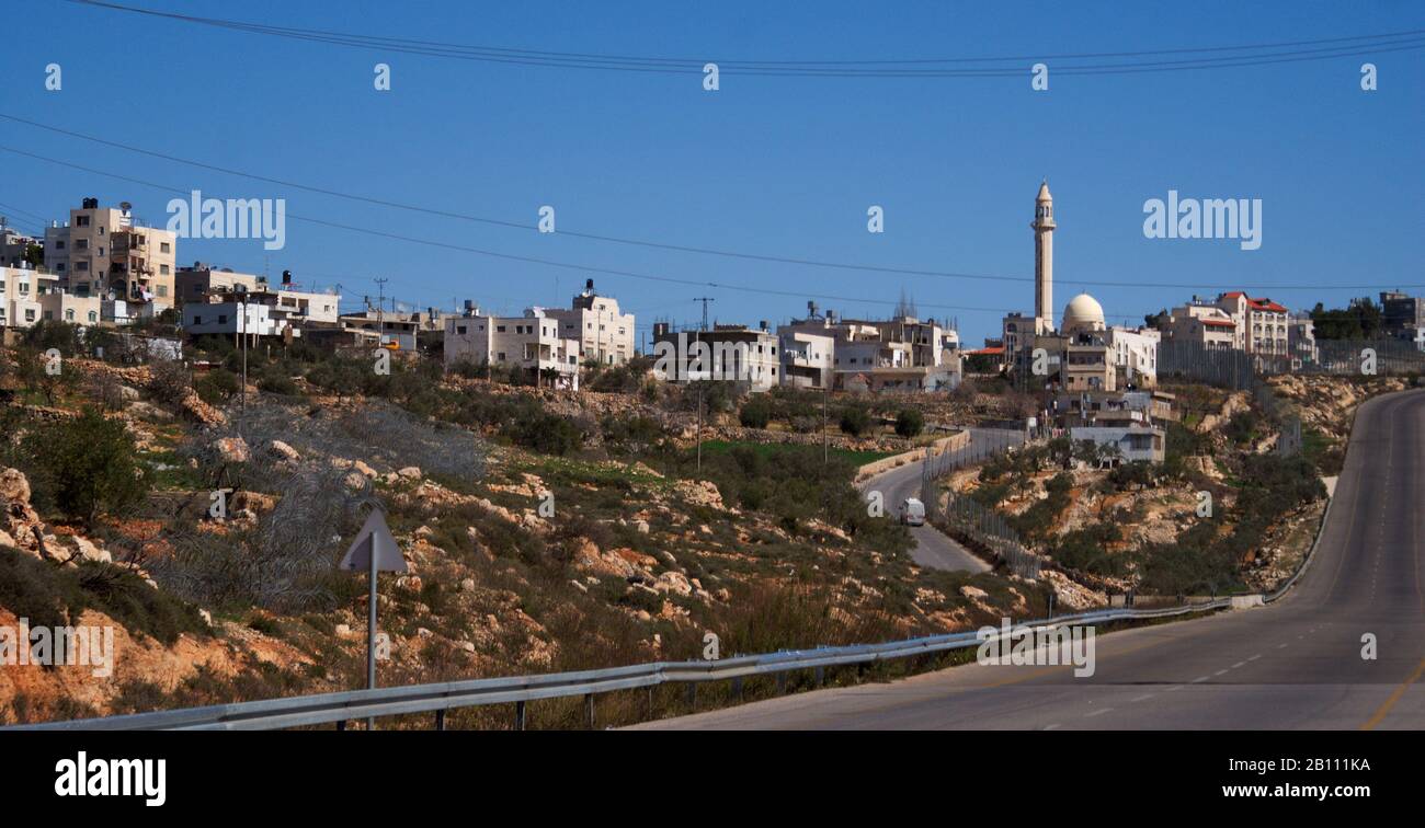 Palestine village on West Bank Stock Photo - Alamy