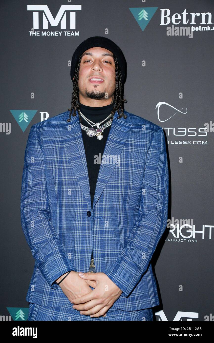 Brandon Bill$ walking the red carpet at Floyd Mayweather's 43rd ...