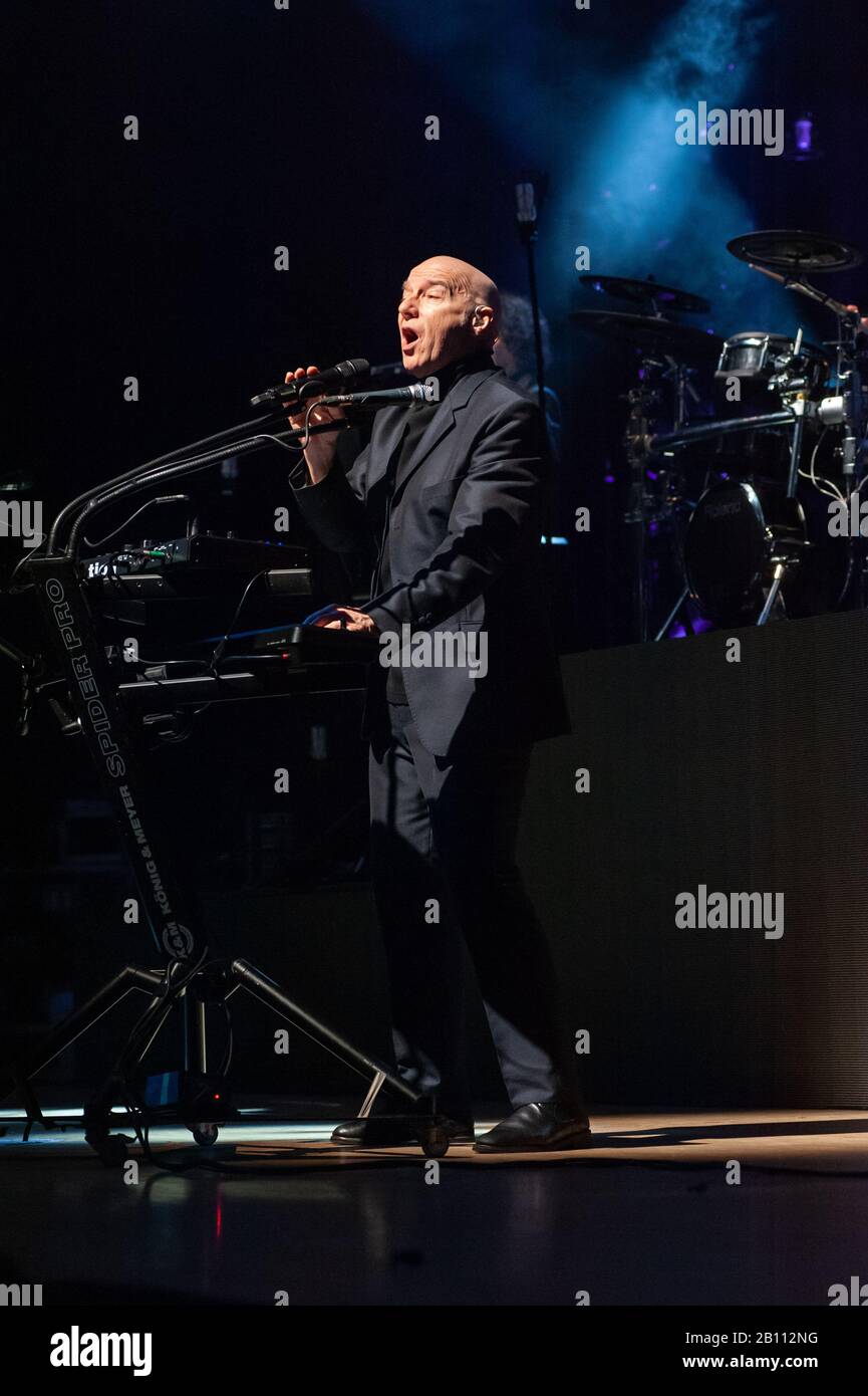 Birmingham, UK. 21 February, 2020. Midge Ure and Band Electronica ...