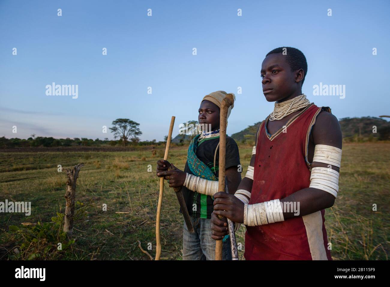 Shepherds of the Sukuma tribe, Western Tanzania, Africa Stock Photo - Alamy