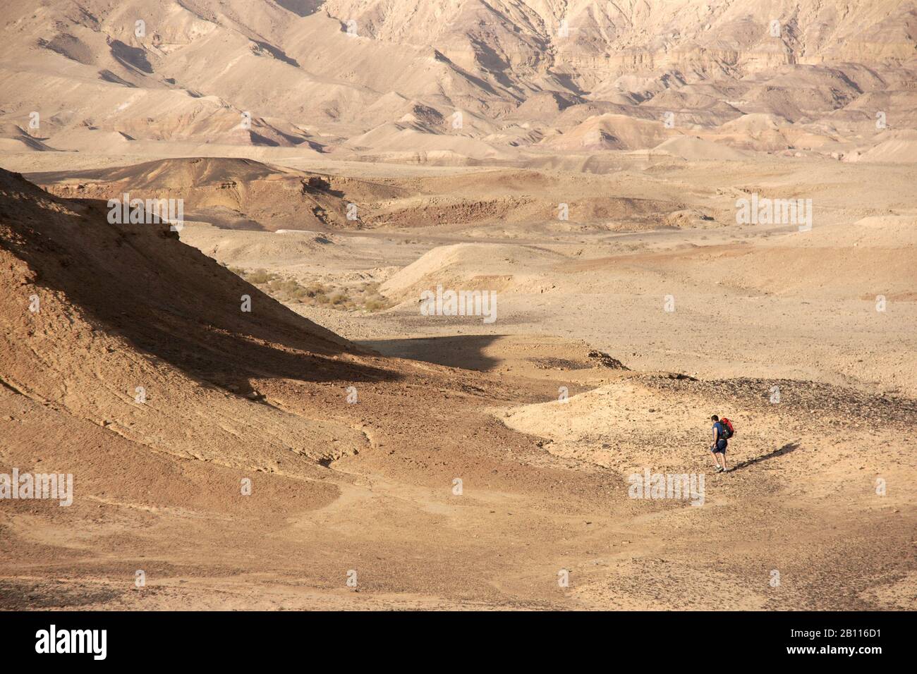 Hiking in Negev desert of Israel - holiday tourism Stock Photo - Alamy