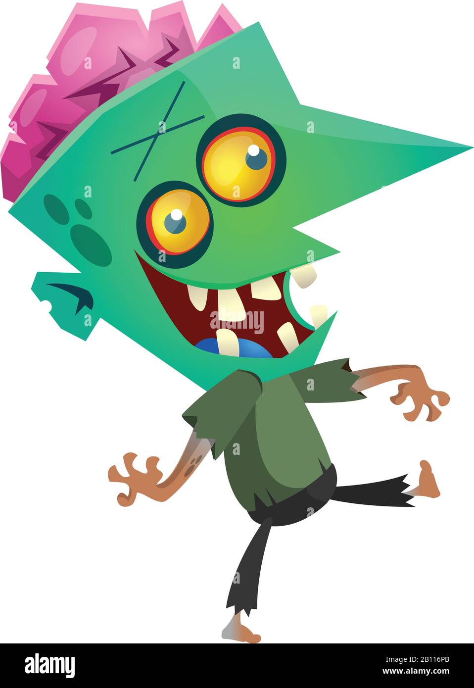 Zombie walking Stock Vector Images - Alamy