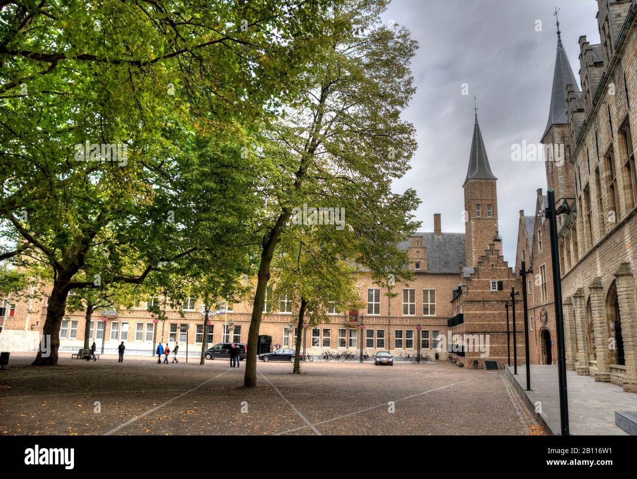 Architecture and history in Zeeland town travel Stock Photo - Alamy