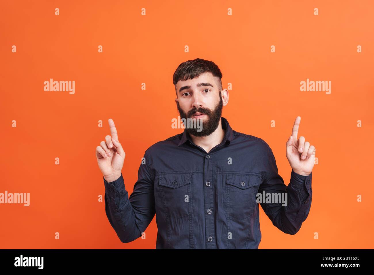 Nose pointing hi-res stock photography and images - Alamy