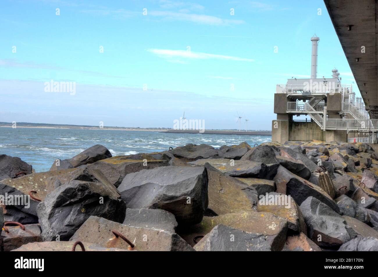 Delta park in Holland Zeeland with dam museum Stock Photo - Alamy