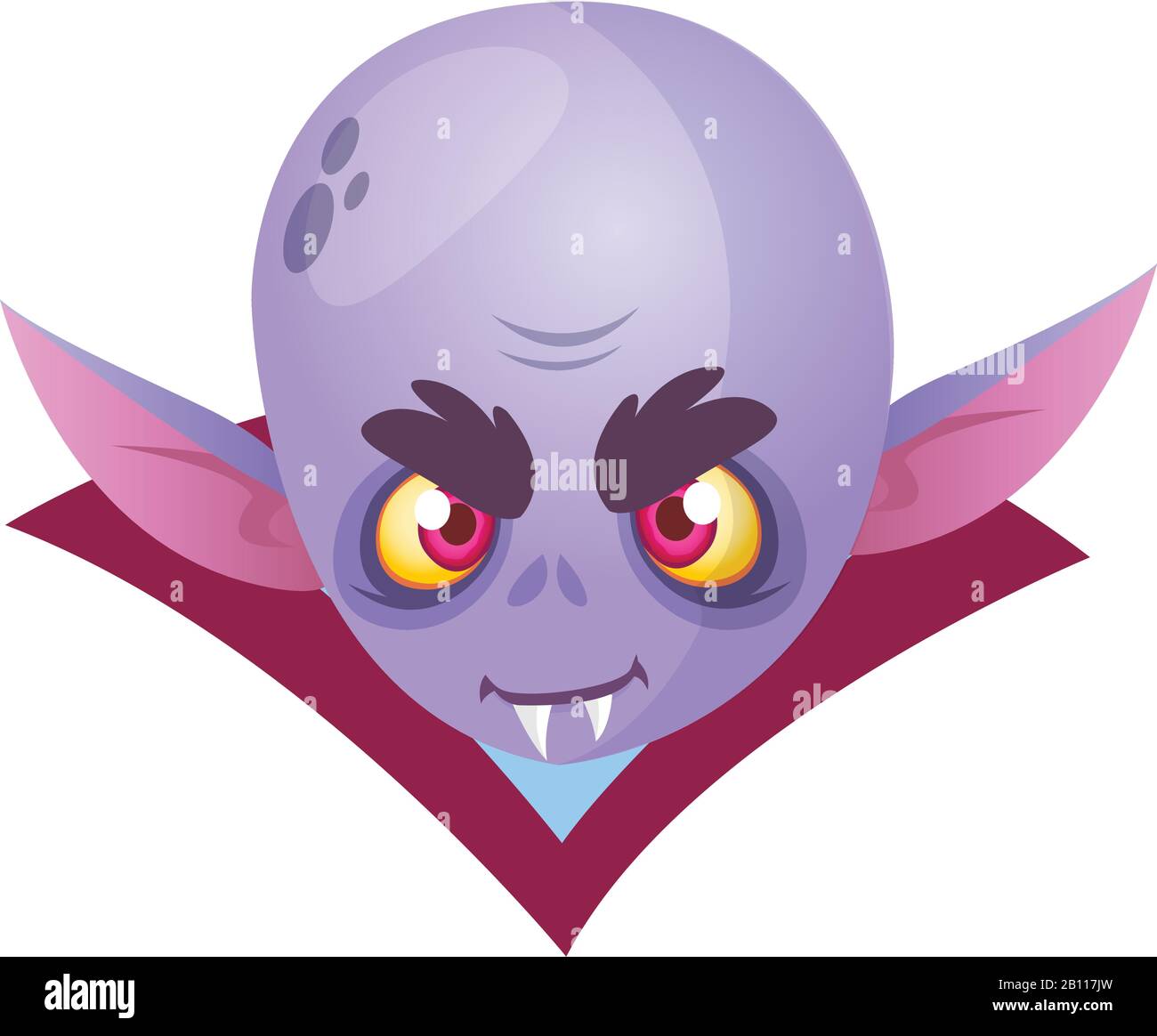 Vampire emoji icon vector vectors hi-res stock photography and images ...