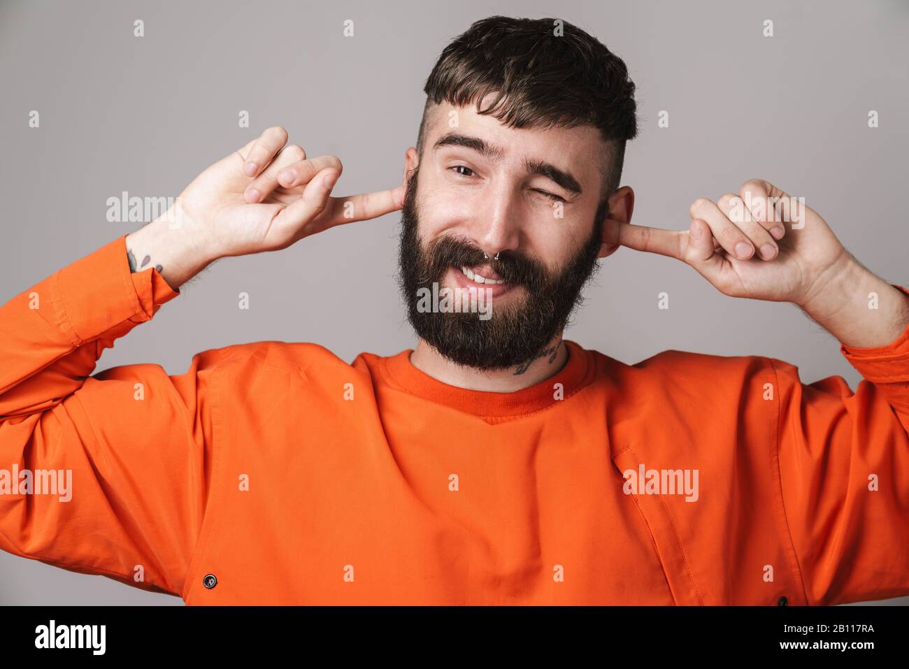 Plugging nose hi-res stock photography and images - Alamy