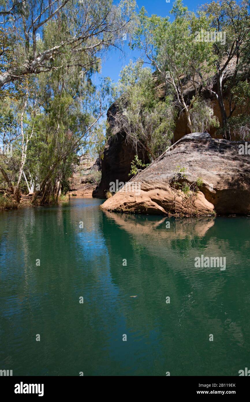Cobbold gorge Outback Queensland tourism attraction Stock Photo - Alamy