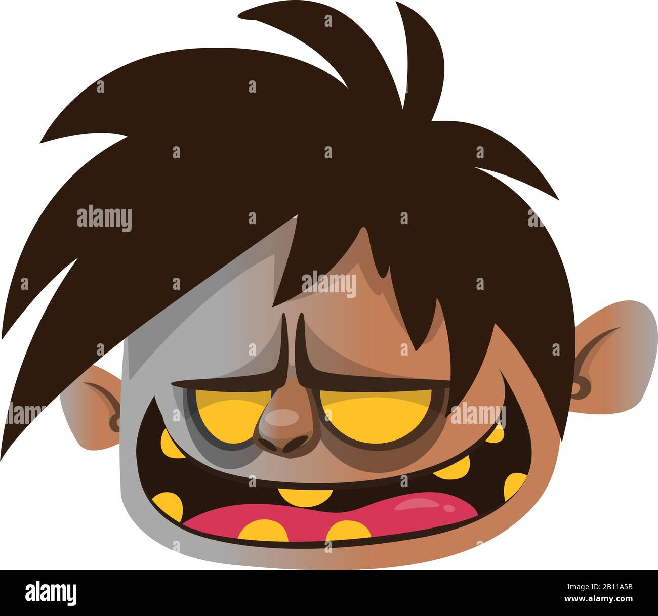Cartoon zombie. Halloween vector illustration Stock Vector Image & Art ...