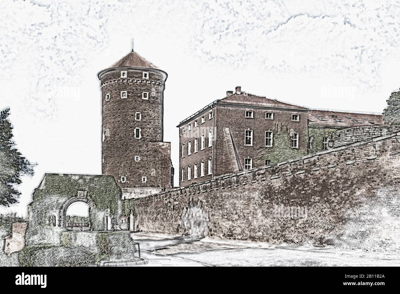 Sandomierska turm hi-res stock photography and images - Alamy