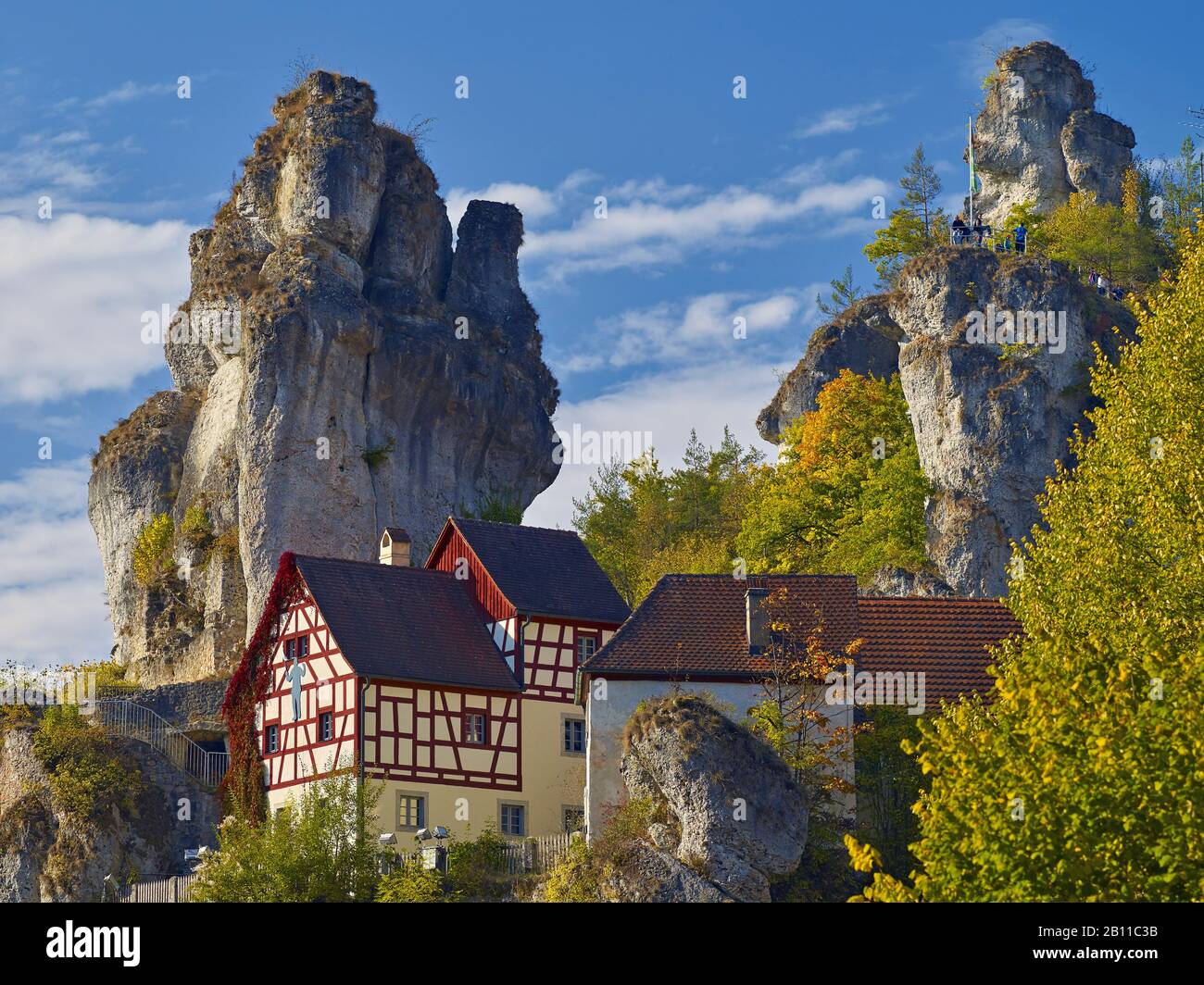Tuchersfeld pottenstein franconian switzerland bavaria hi-res stock ...