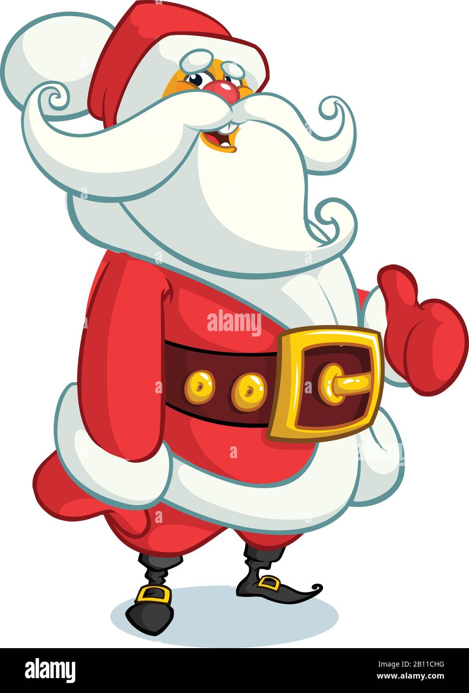 Christmas cartoon of Santa Claus. Vector illustration Stock Vector ...