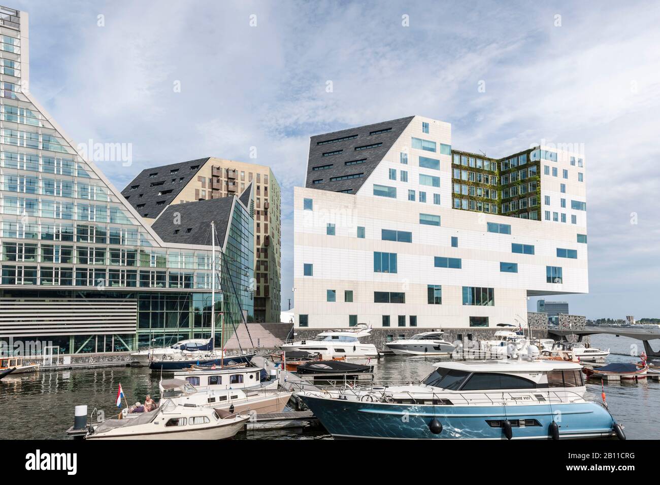 Modern architecture, Westerdok, Amsterdam, Netherlands Stock Photo - Alamy