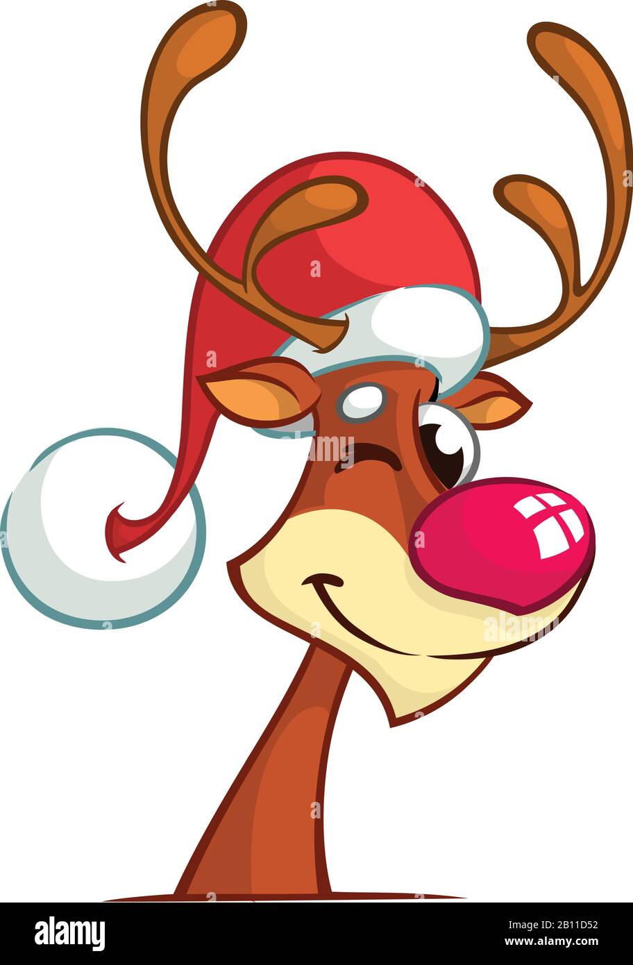 Rudolph the red nose nosed reindeer Cut Out Stock Images & Pictures - Alamy