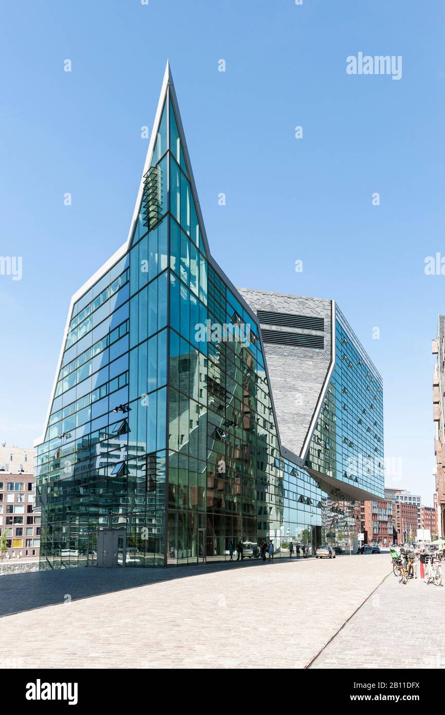 Modern architecture, Westerdok, Amsterdam, Netherlands Stock Photo - Alamy