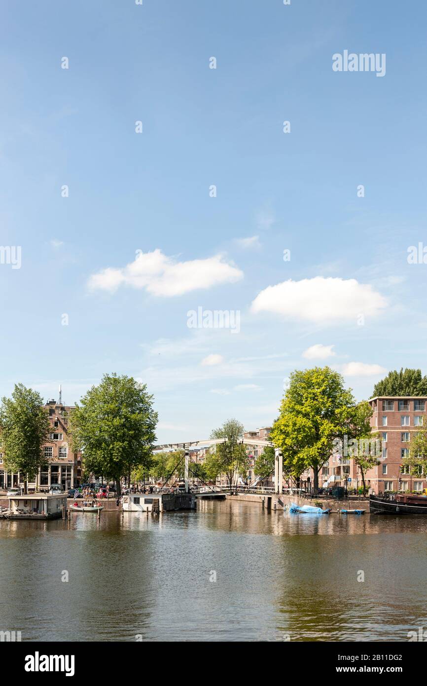 Buildings at Westerdok, Old Town, Amsterdam, The Netherlands Stock ...