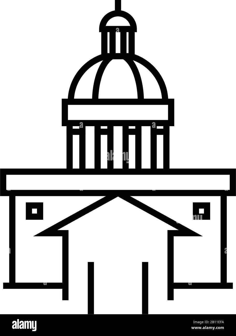 American usa illustration vote Black and White Stock Photos & Images ...