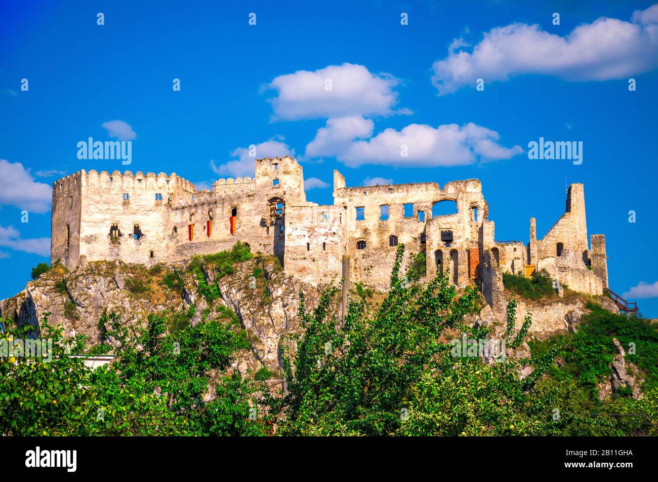 Trencin castle tourist attraction hi-res stock photography and images ...