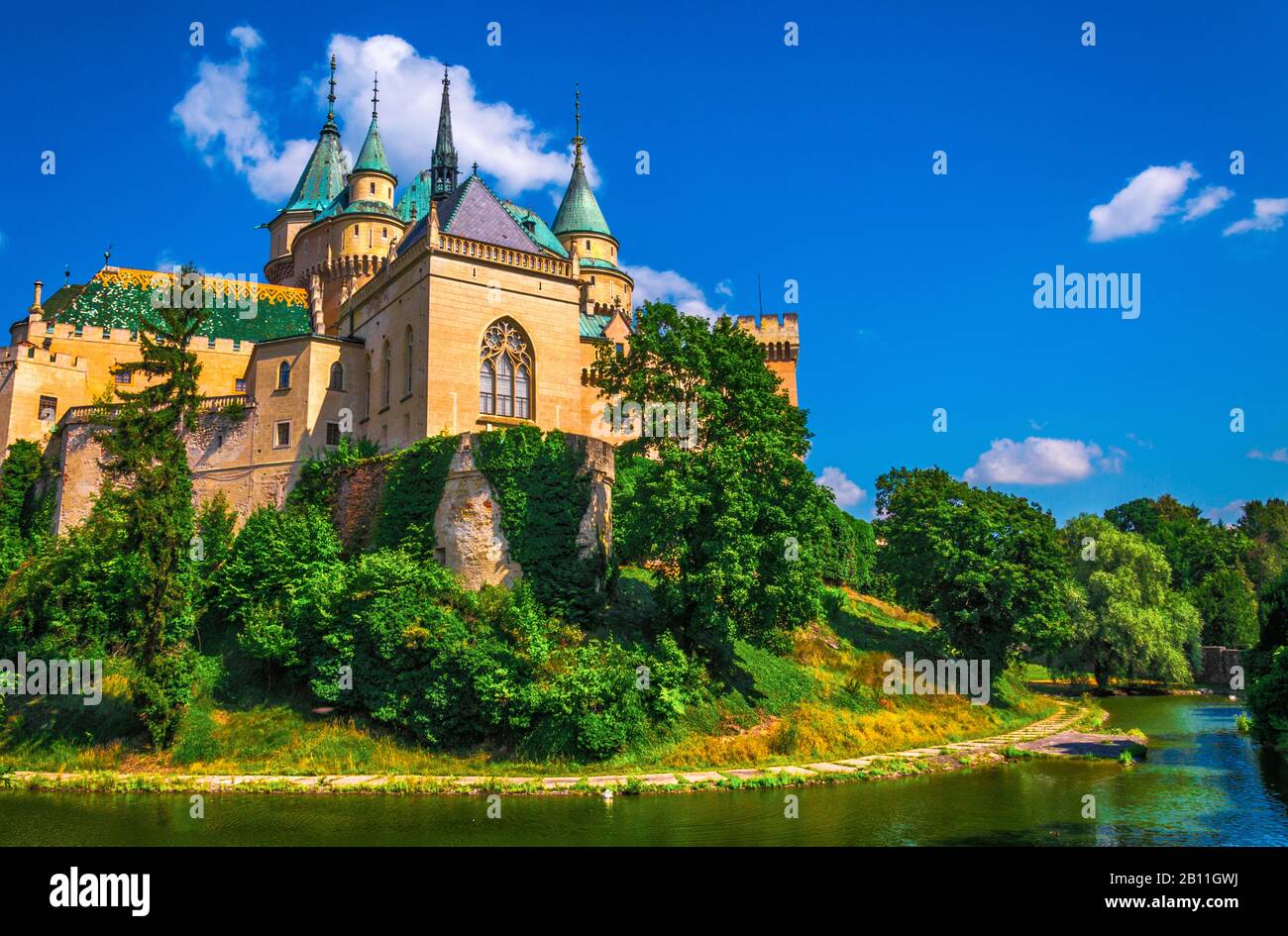 Bojnice castle slovak unesco old hi-res stock photography and images ...