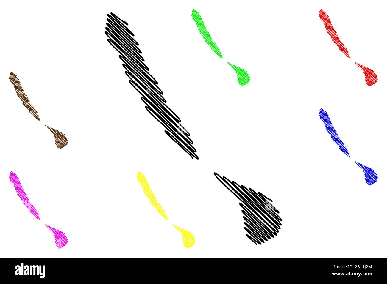 Agalega islands (Republic of Mauritius, island, Districts of Mauritius ...