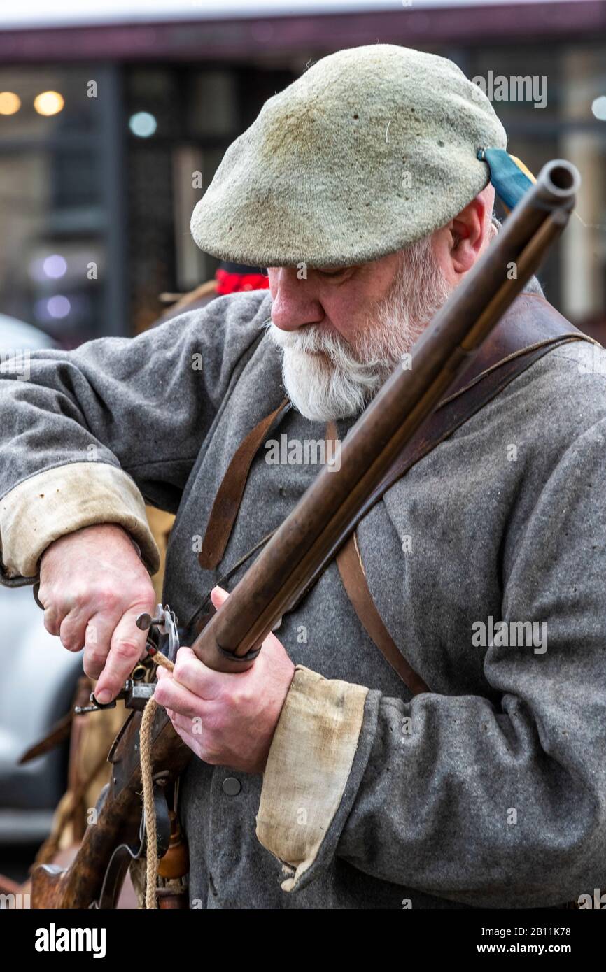 Coleford, Forest of Dean. The Sealed Knot reenactors of the English ...
