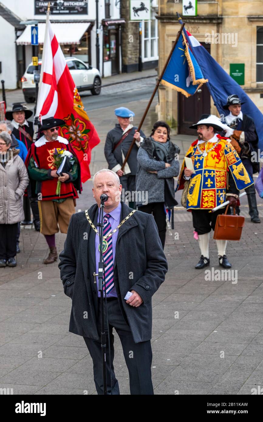 Coleford, Forest of Dean. The Sealed Knot reenactors of the English ...