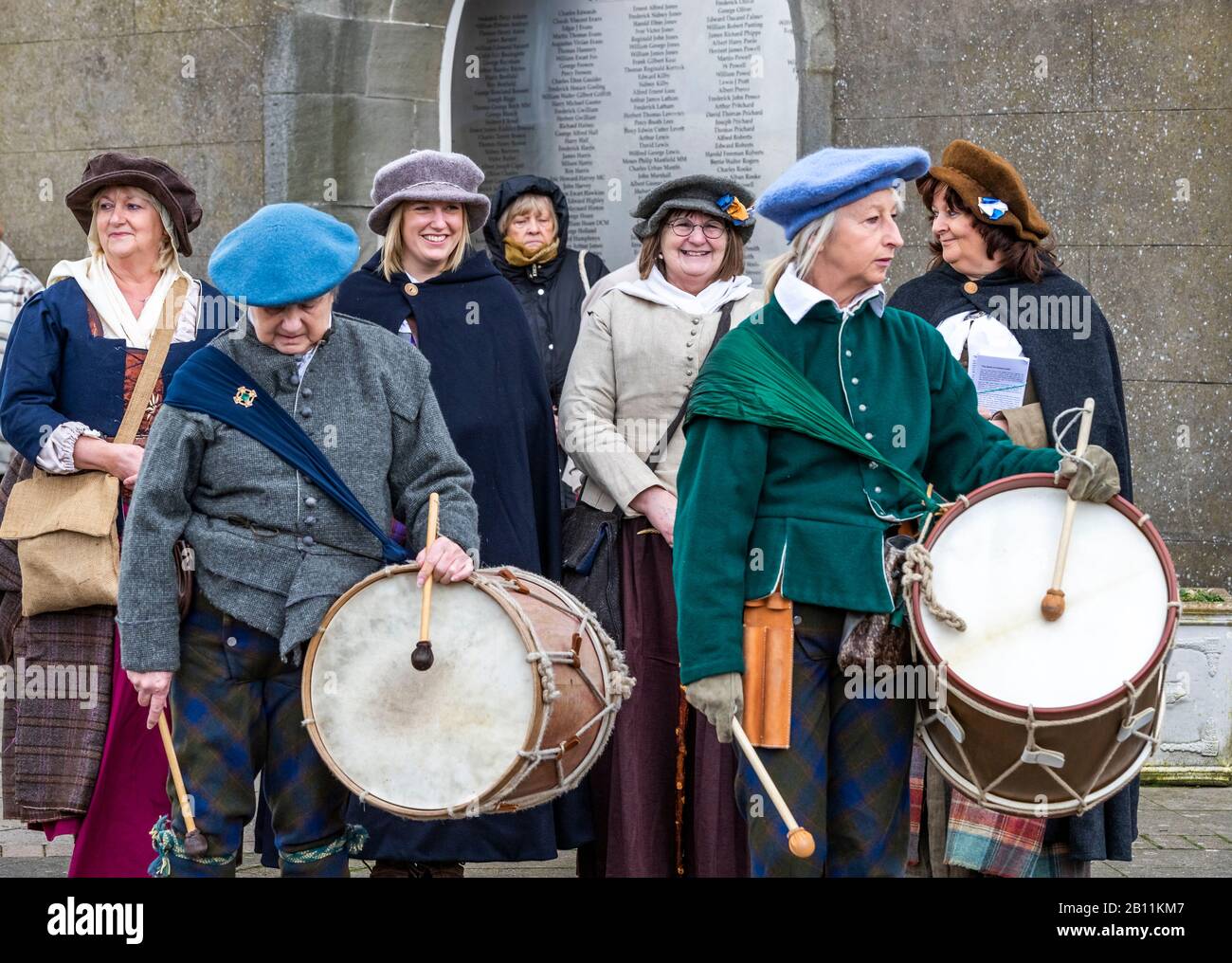 Coleford, Forest of Dean. The Sealed Knot reenactors of the English ...