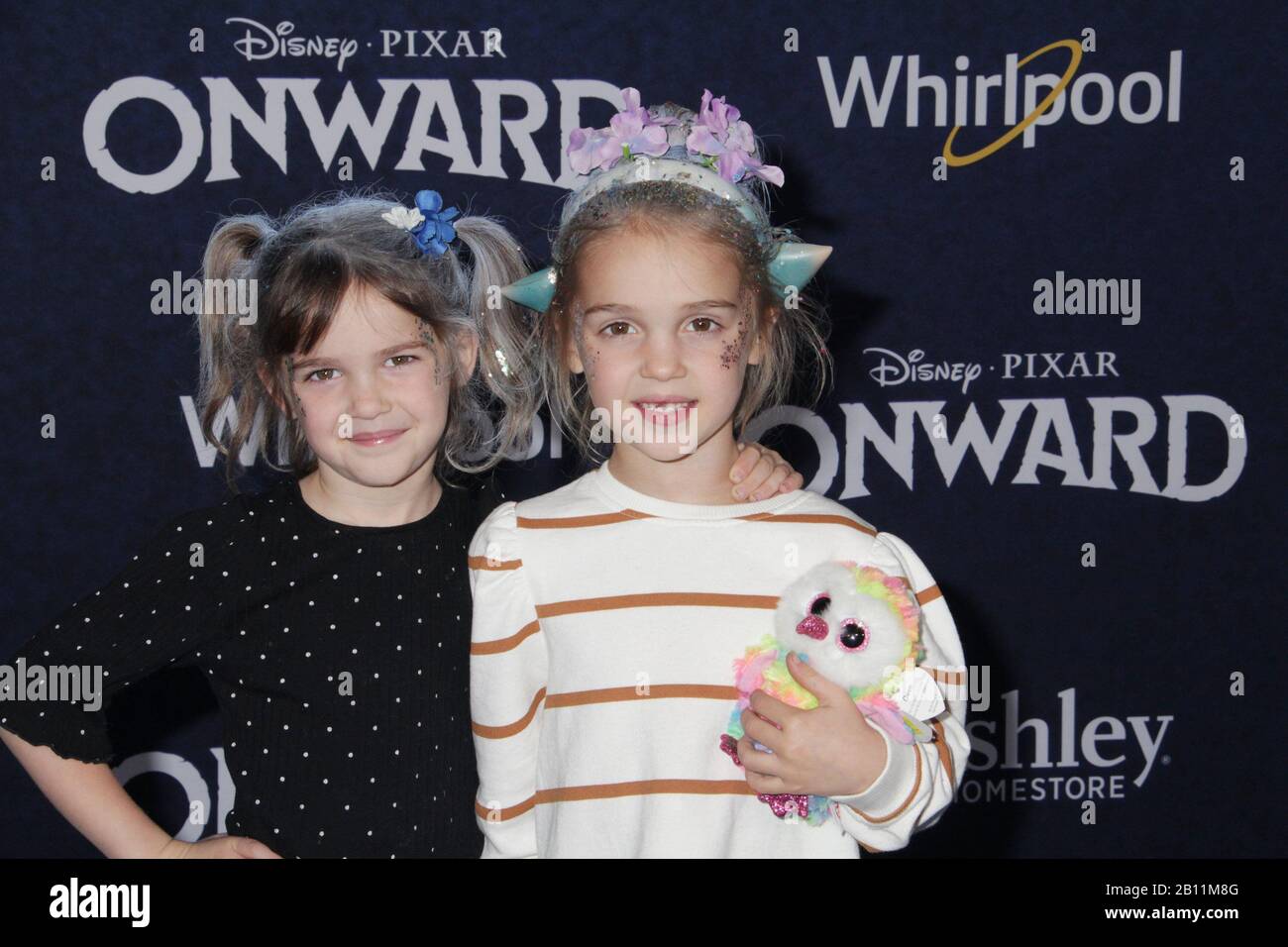 Los Angeles, USA. 18th Feb, 2020. Mila Stauffer, Emma Stauffer 02/18 ...