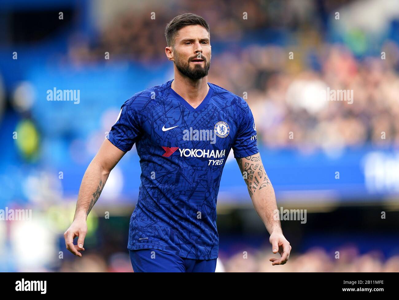 Chelsea's Olivier Giroud during the Premier League match at Stamford ...