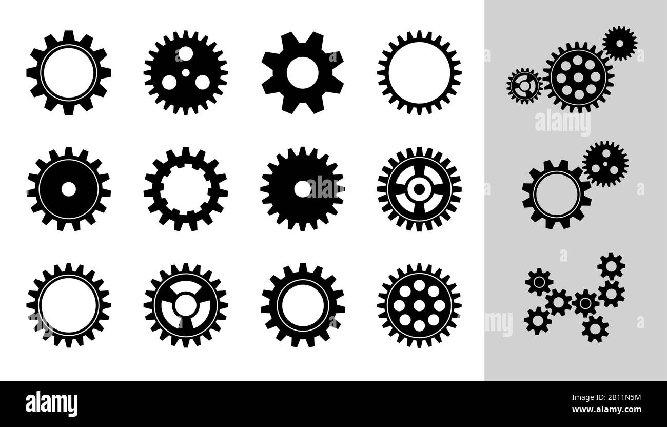 Machine Gears Vector