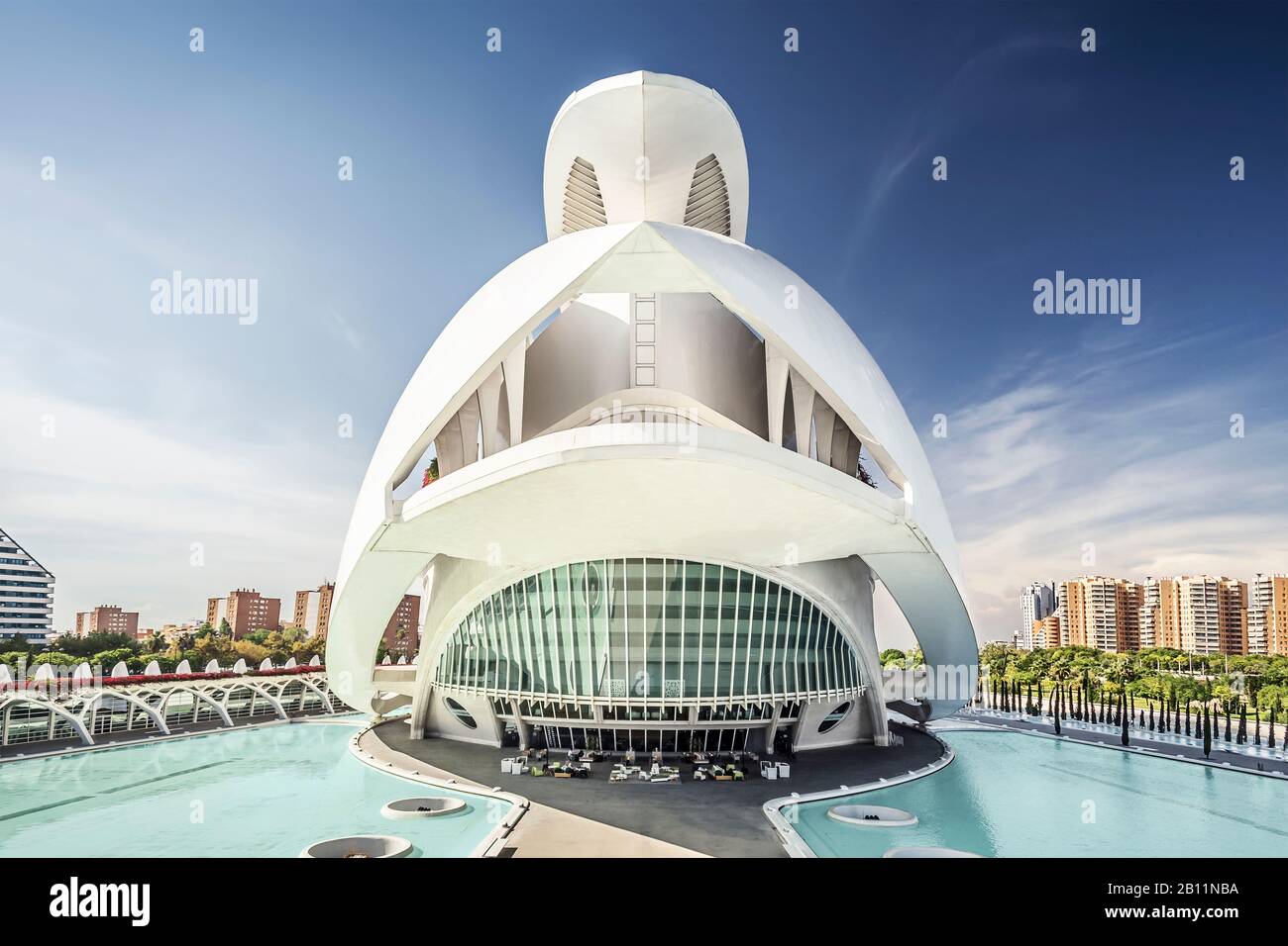Valencia opera house exterior hi-res stock photography and images - Alamy