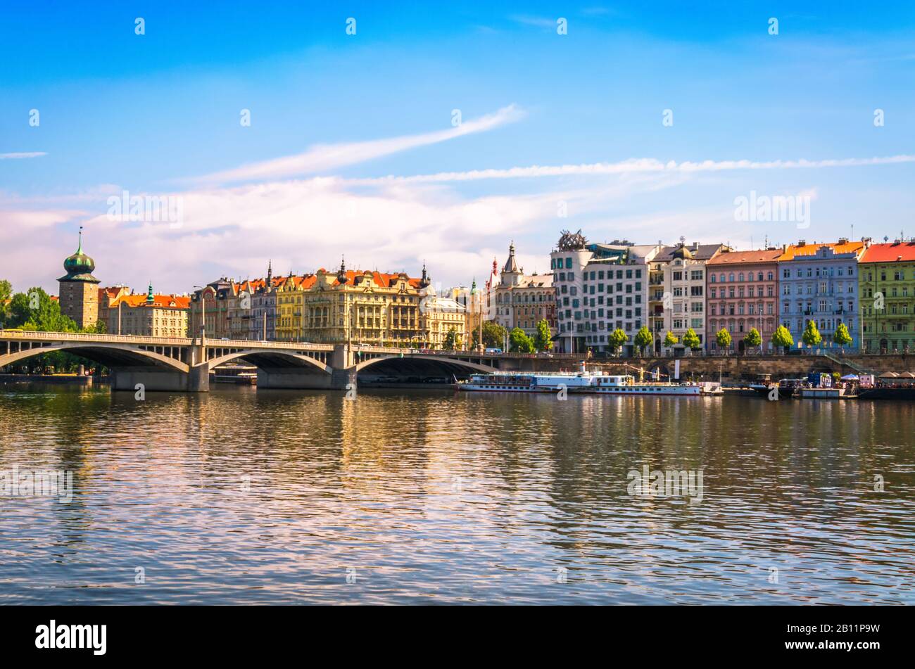 View old buildings vltava river hi-res stock photography and images - Alamy