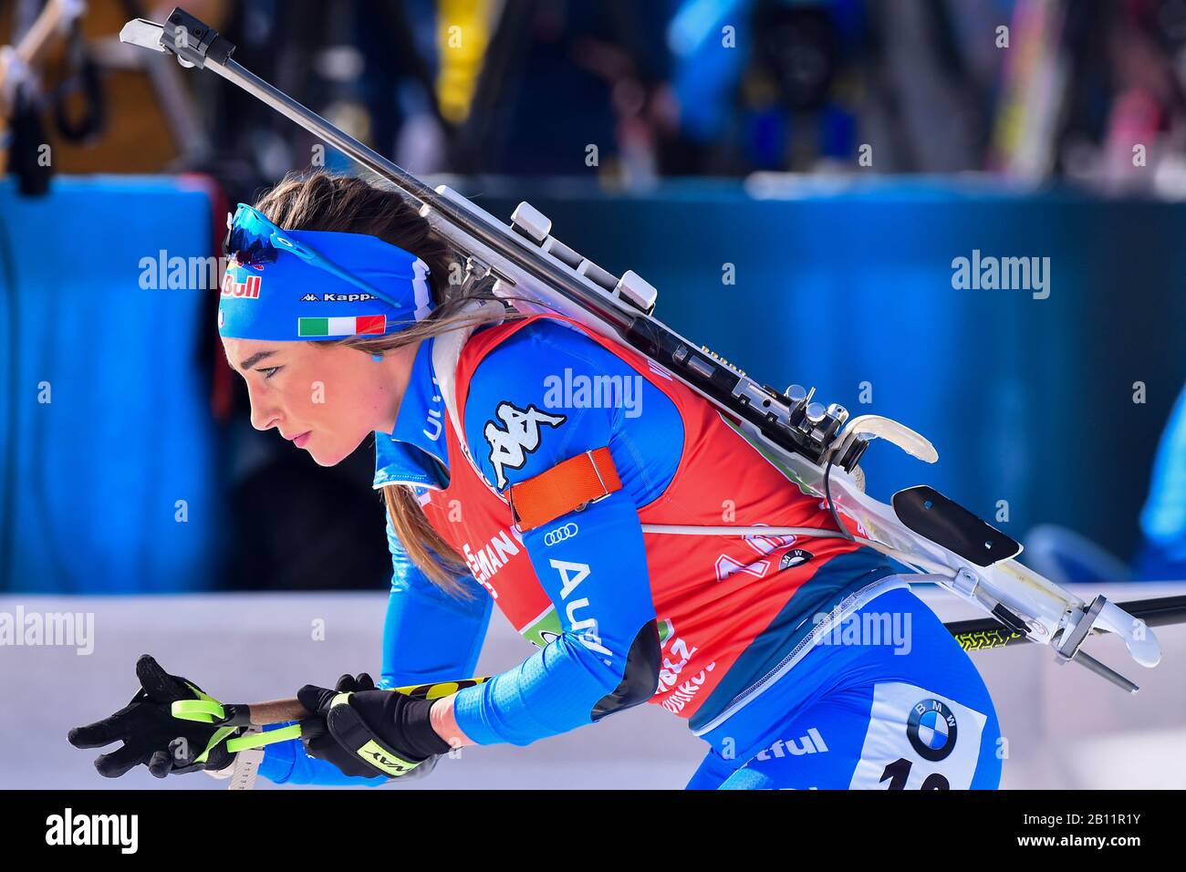 Anterselva (BZ), Italy, 22 Feb 2020, dorothea wierer (ita) al poligono ...
