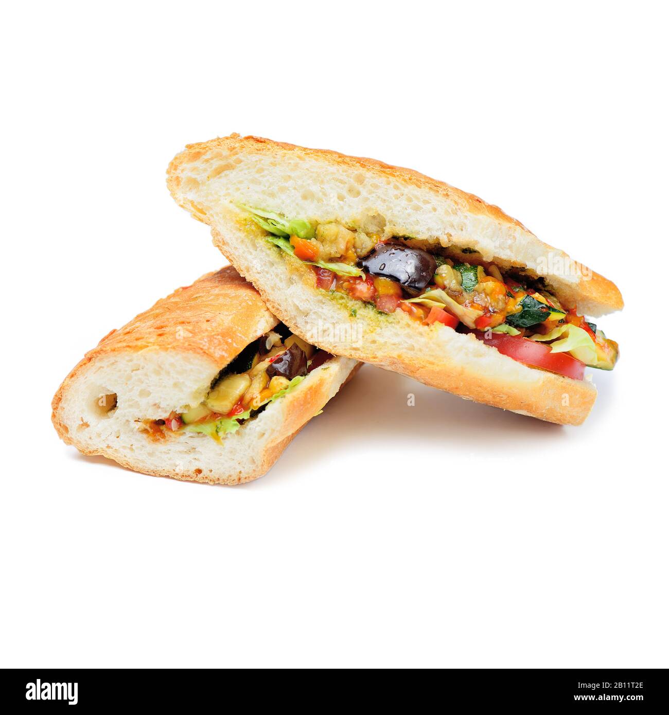 Vegatarian fresh vegetable pita on a white background Stock Photo - Alamy