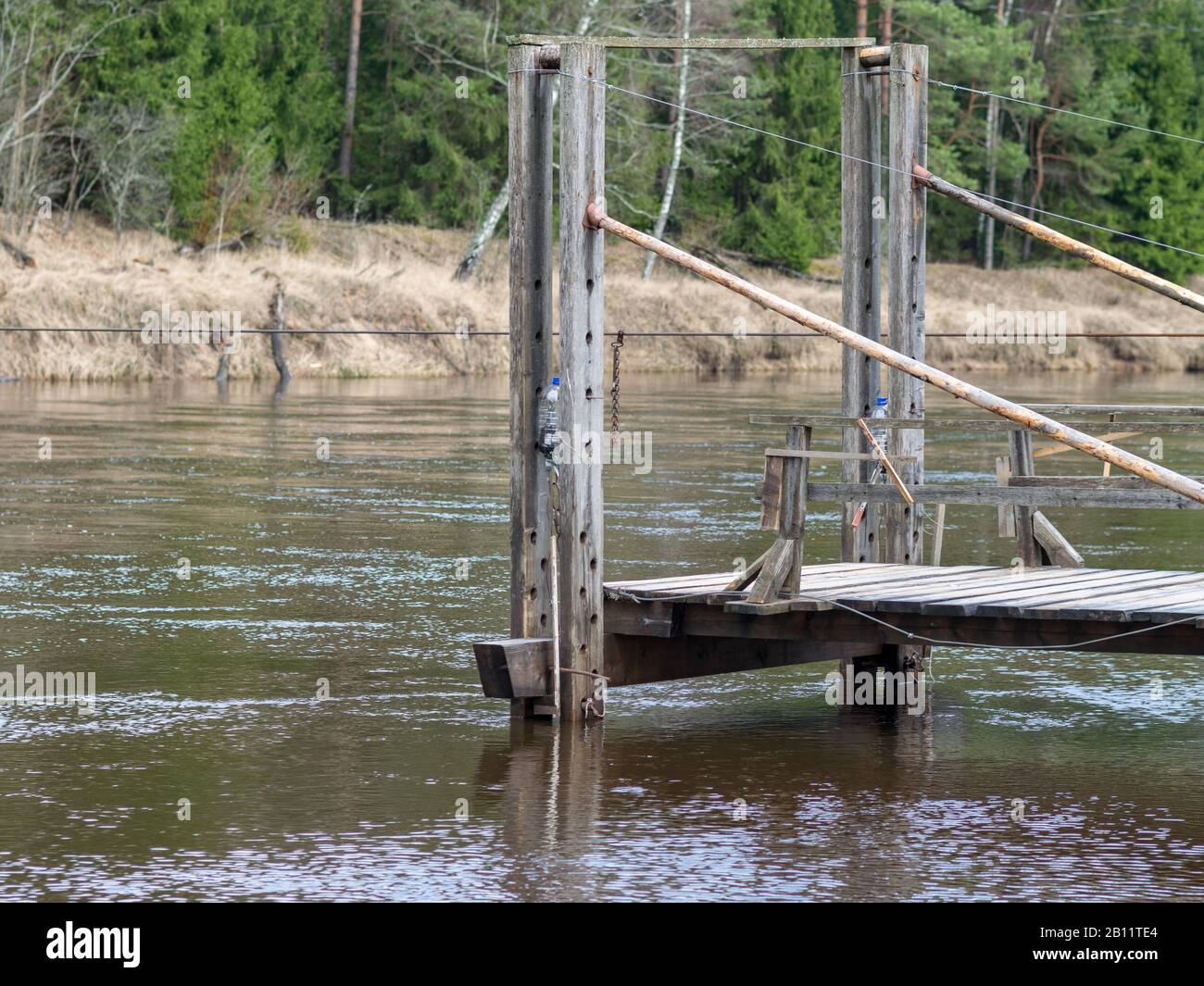 Wooden crossing hi-res stock photography and images - Alamy