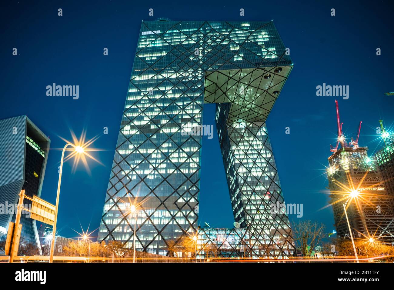 Night view of beijing hi-res stock photography and images - Alamy
