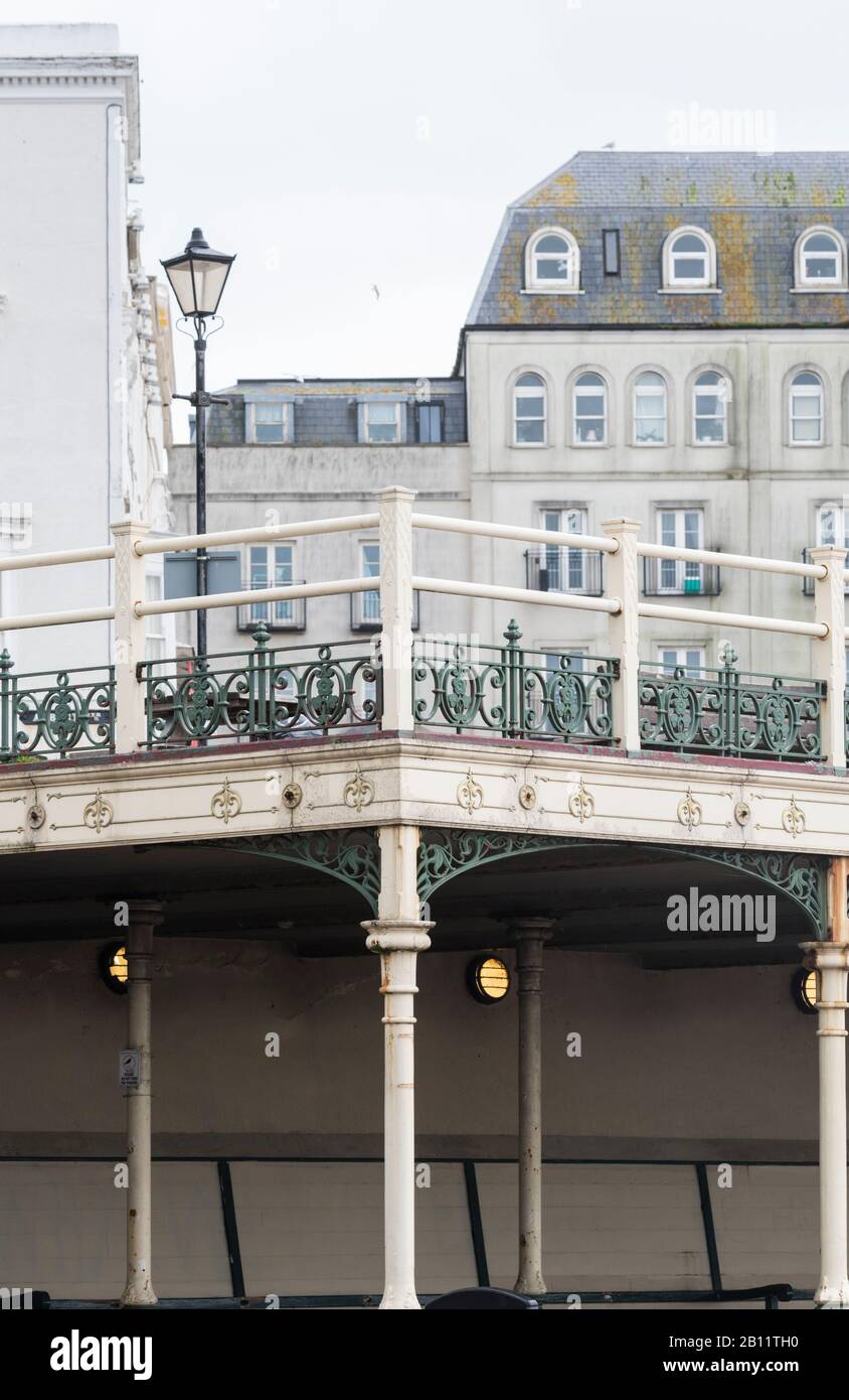 Victorian shelter on Marine Drive, Margate, Kent Stock Photo - Alamy