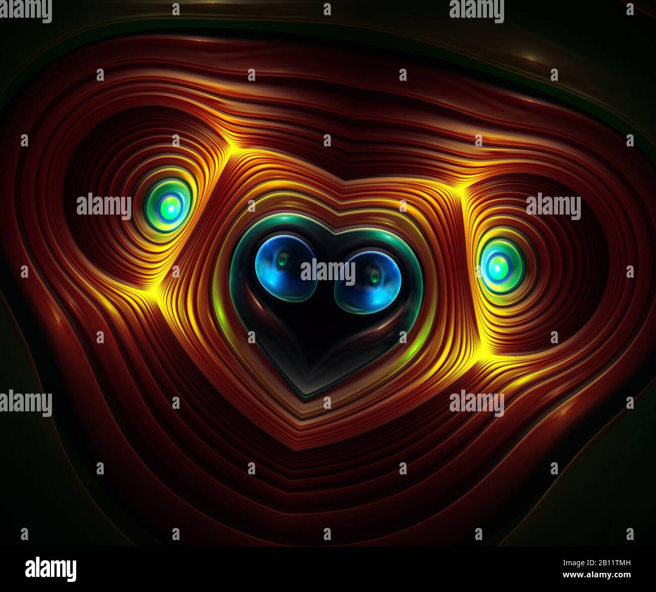 Original and creative computer-generated fractal artwork Stock Photo ...
