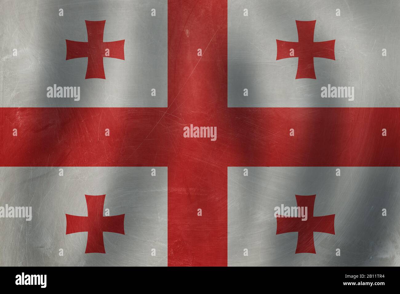 Georgia flag background. Old flag banner Stock Photo - Alamy