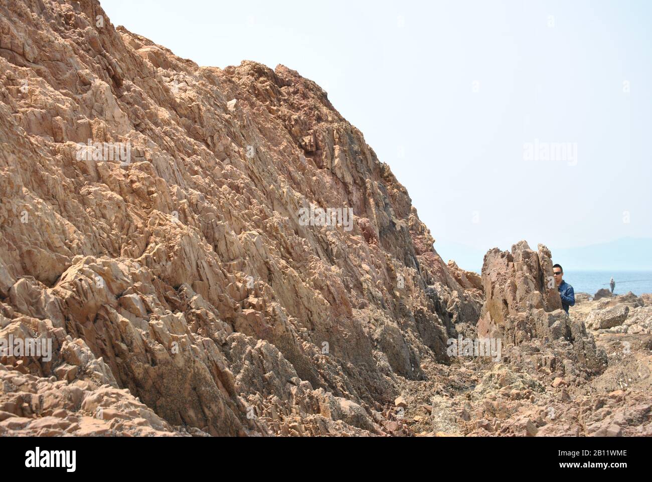 Rock formations in Qingdao, China Stock Photo - Alamy