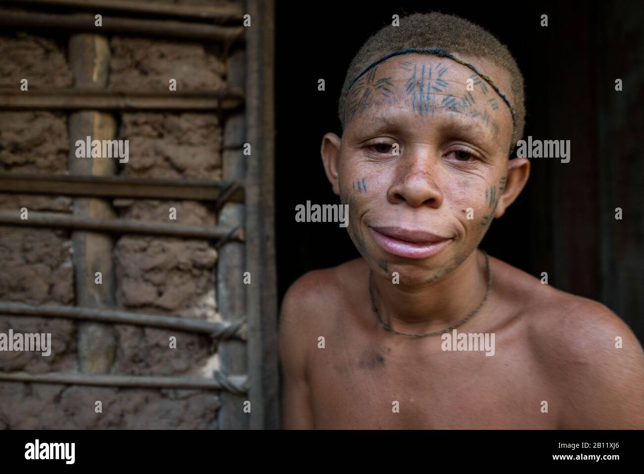 The life of the Bayaka Pygmies in the equatorial rainforest, Central ...