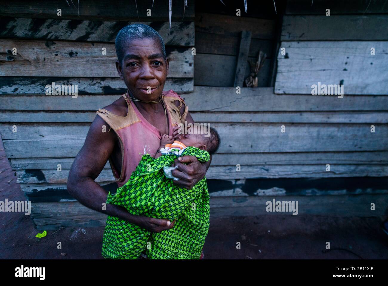 The life of the Bayaka Pygmies in the equatorial rainforest, Central ...