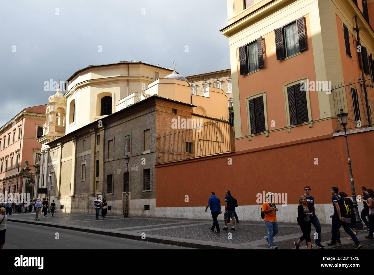 Citta del Vaticano Italia and the Porta Sant Anna - St. Annes Gate on ...