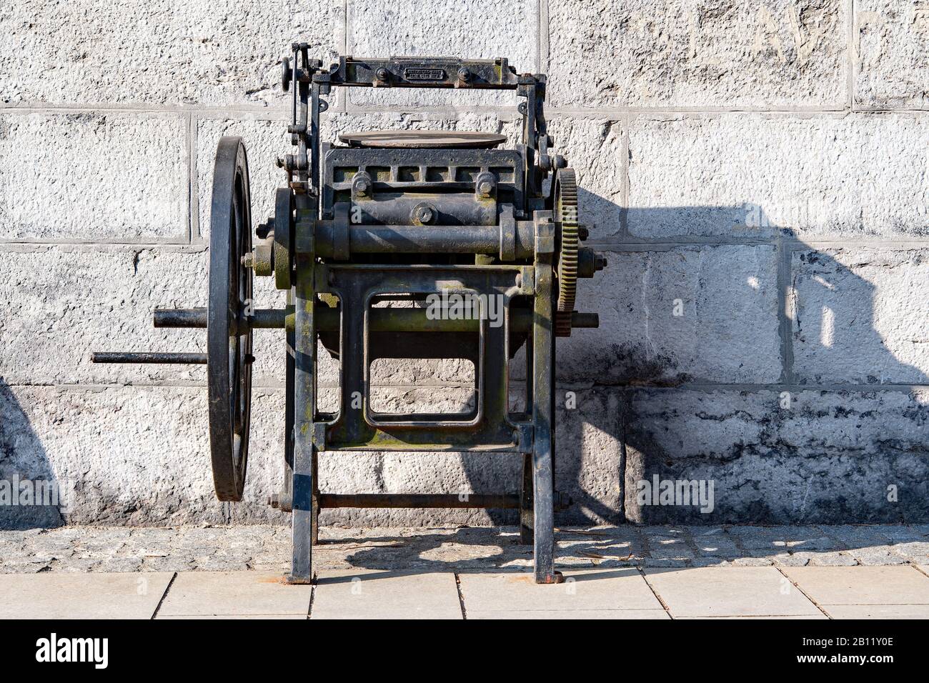 An old letterpress Stock Photo - Alamy
