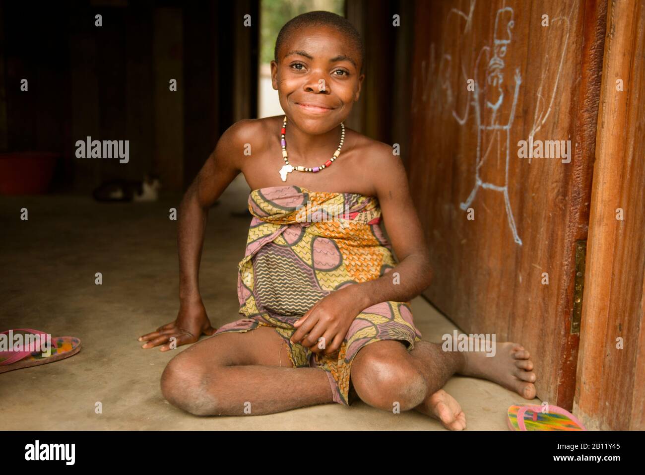 The life of the Bayaka Pygmies in the equatorial rainforest, Central ...