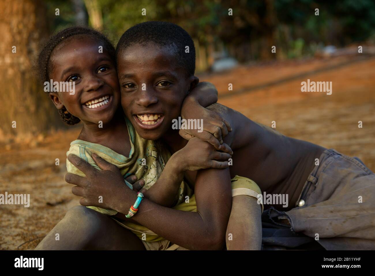 Girls from the Democratic Republic of the Congo, Africa Stock Photo - Alamy