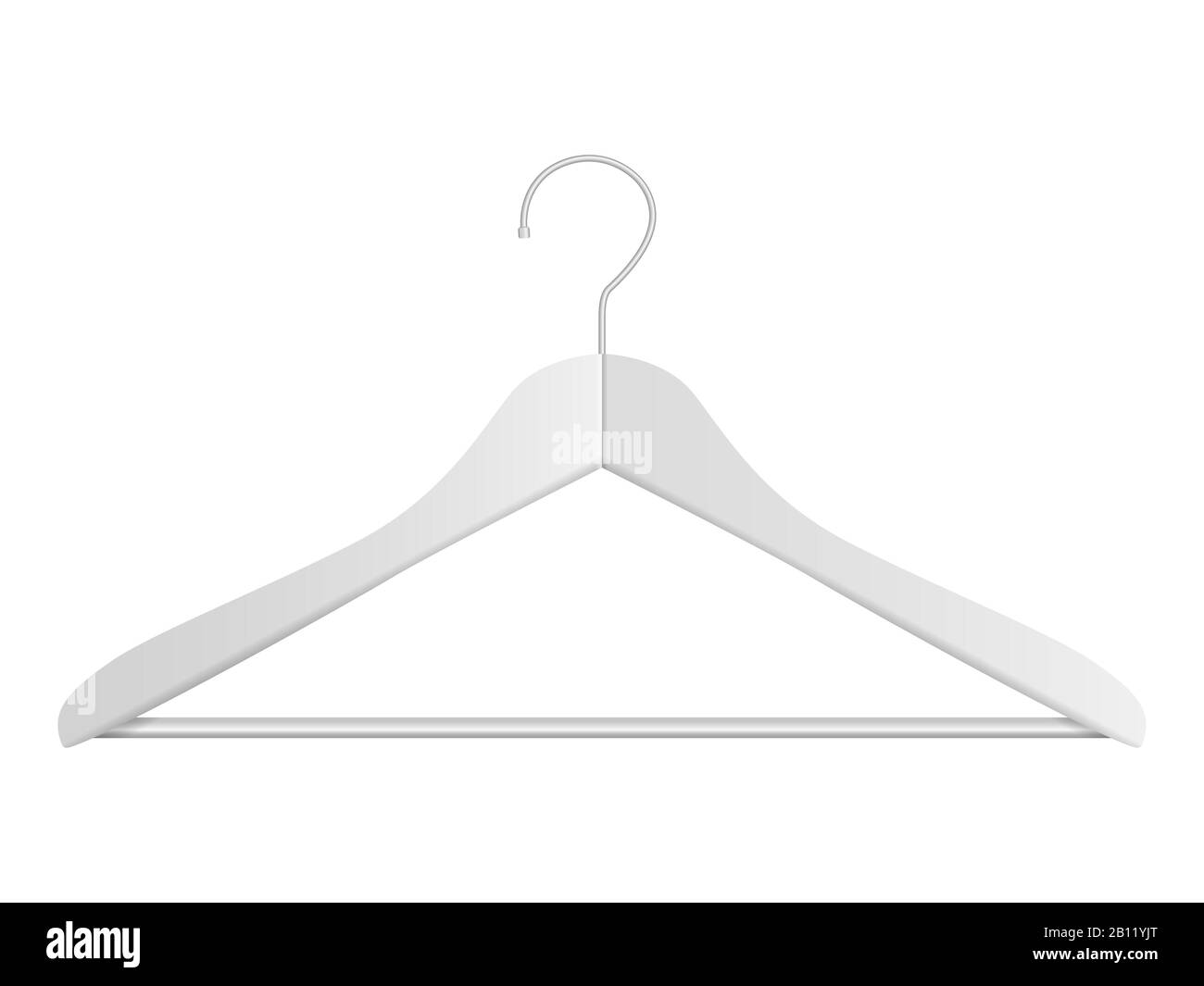 Hanger on a white background. Vector illustration Stock Photo - Alamy
