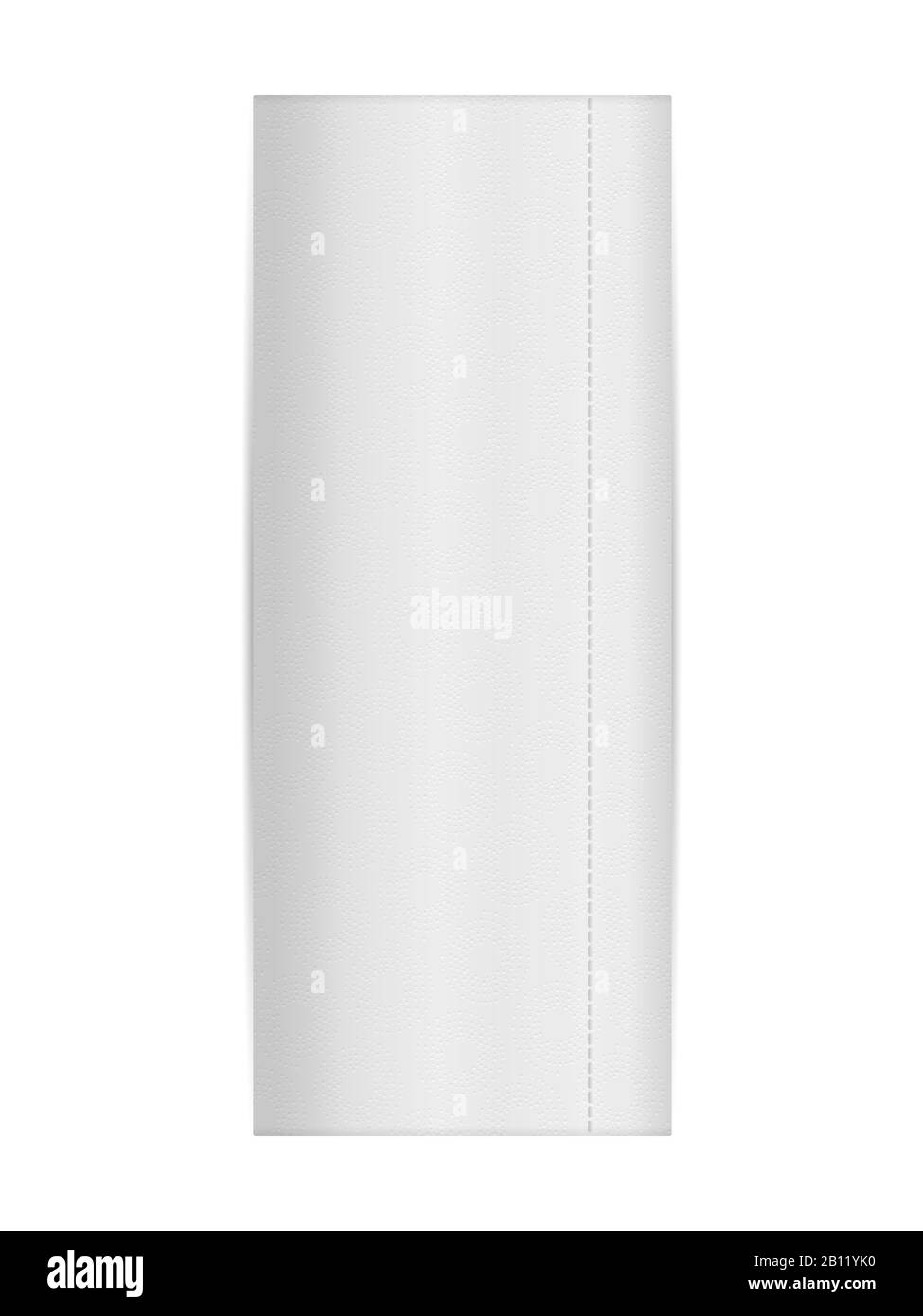 Kitchen paper on a white background. Vector illustration Stock Photo ...